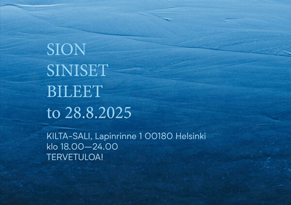 28.08.2025 SIOn siniset bileet Kilta-salissa - Sisustusarkkitehdit SIO